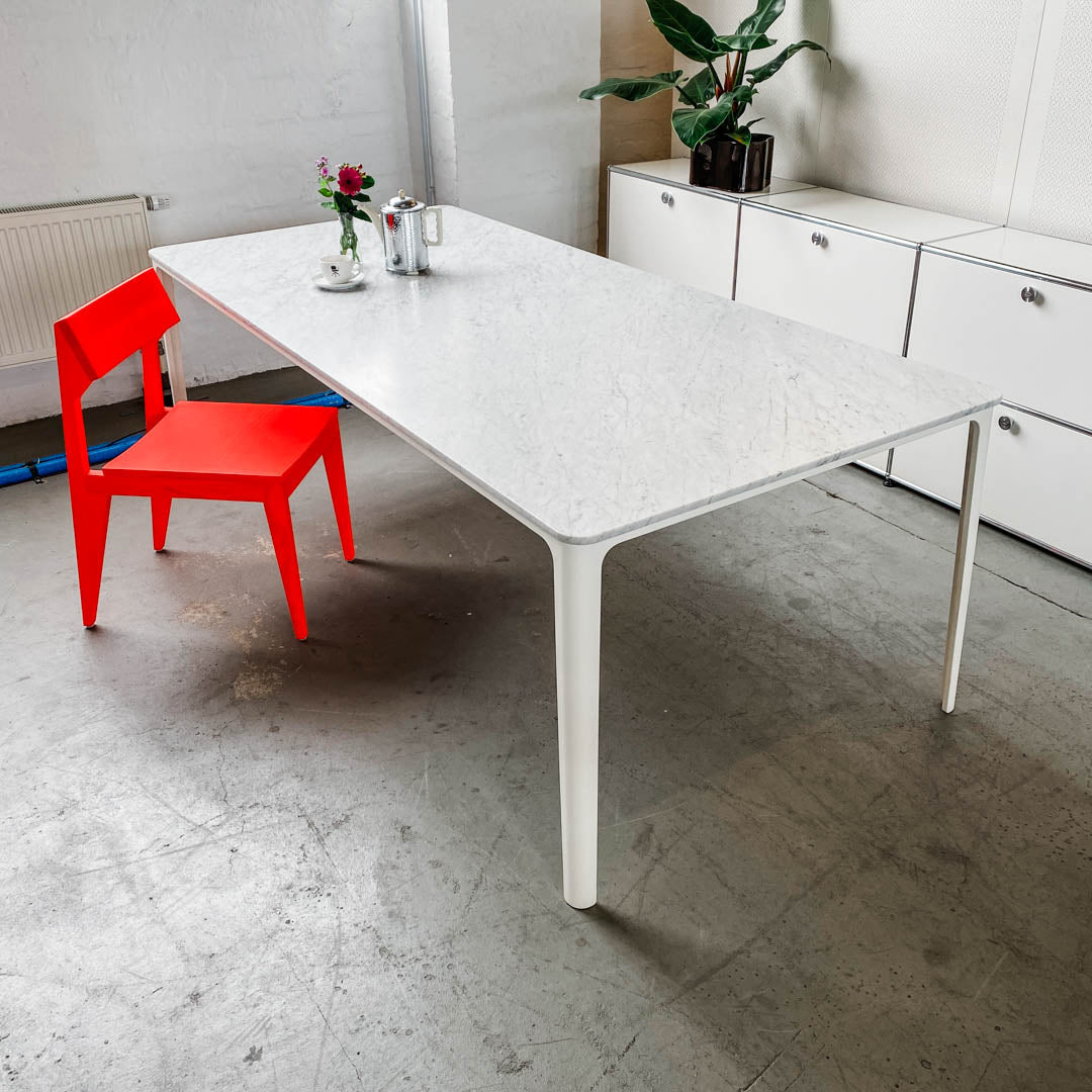 Vitra - Plate Dining Table - Esstisch - Marmor weiß - TOP Gebraucht!