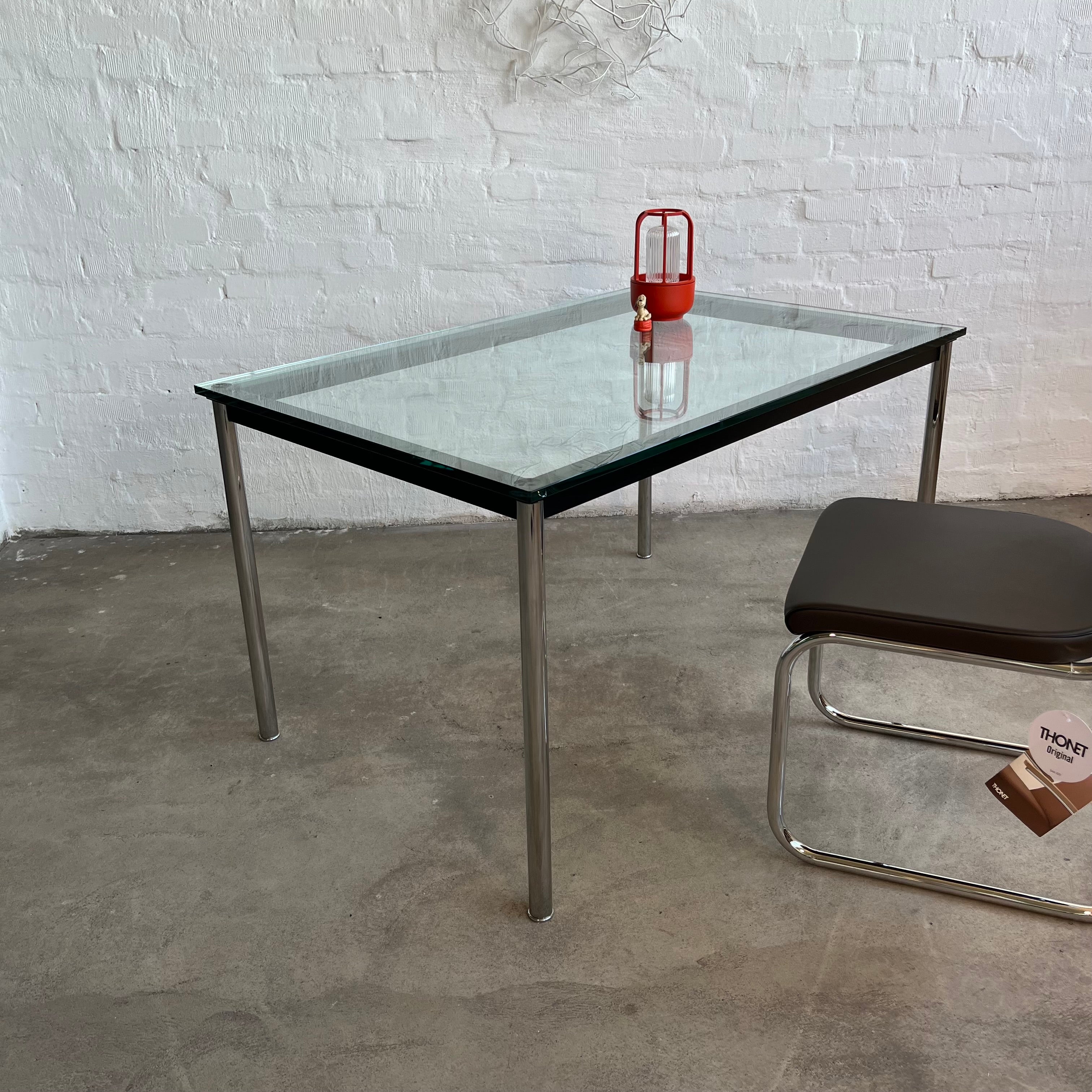 Cassina - LC 10 P Tisch - Kristallglas - 120 x 80 cm - Le Corbusier